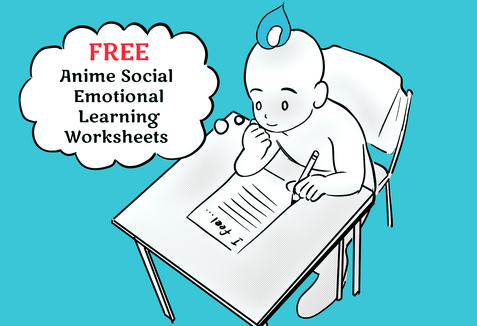 Free Printable Anime Social Emotional Learning Worksheets for Kids ...